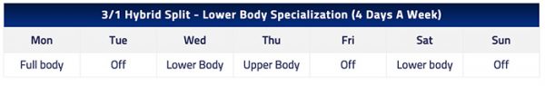 If You Can Only Lift 4 Days A Week, What Are The Best Workout Schedules ...