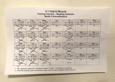 The Countdown Calendar And Streak Technique: How to Peak Your Physique ...
